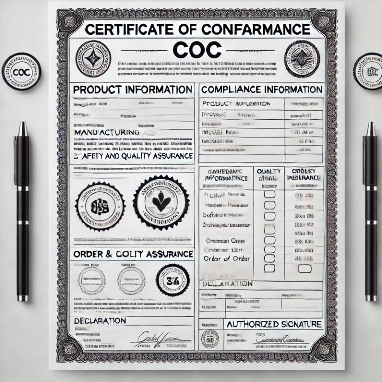 What is Certificate of Conformance (COC) and How to Get One? - Supplyia