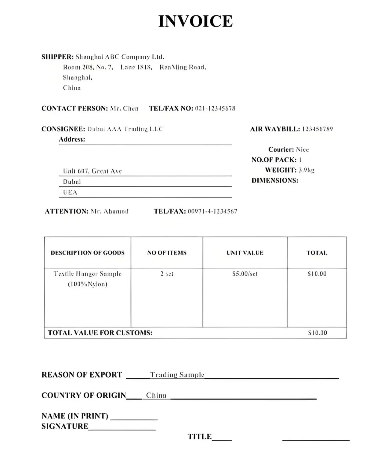 Understanding the Commercial Proforma Invoices in China - Supplyia